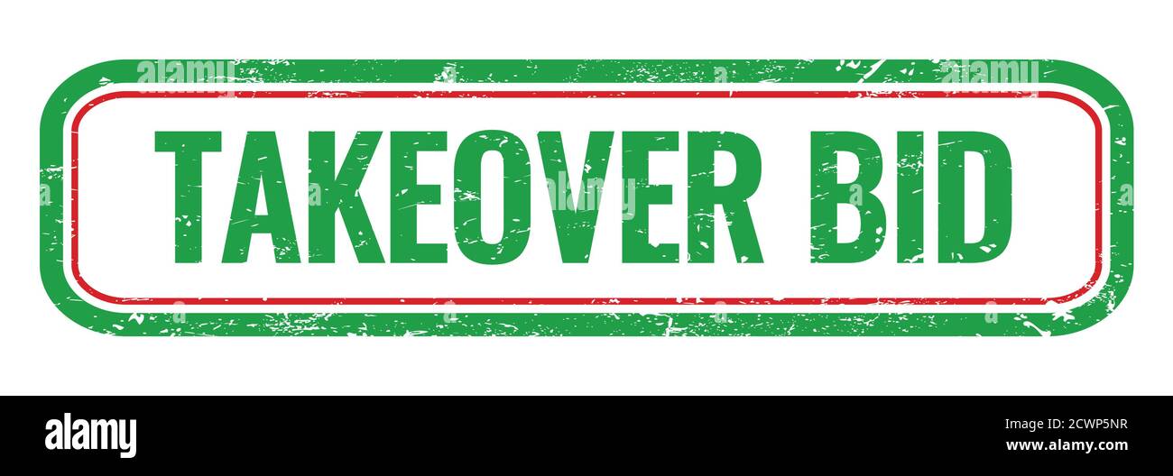 Takeover bid stamp hi-res stock photography and images - Alamy