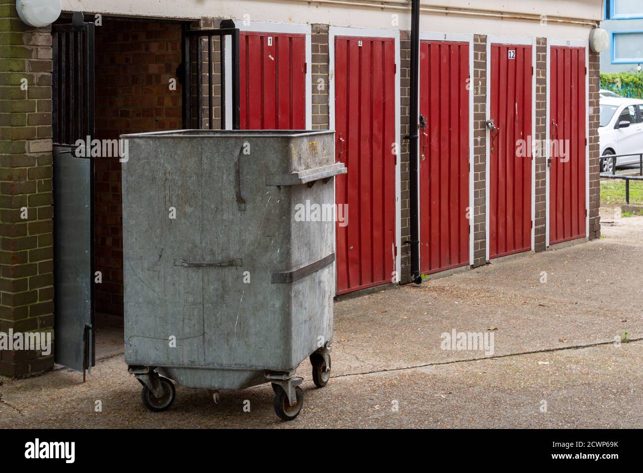 Industrial waste bin hi-res stock photography and images - Alamy