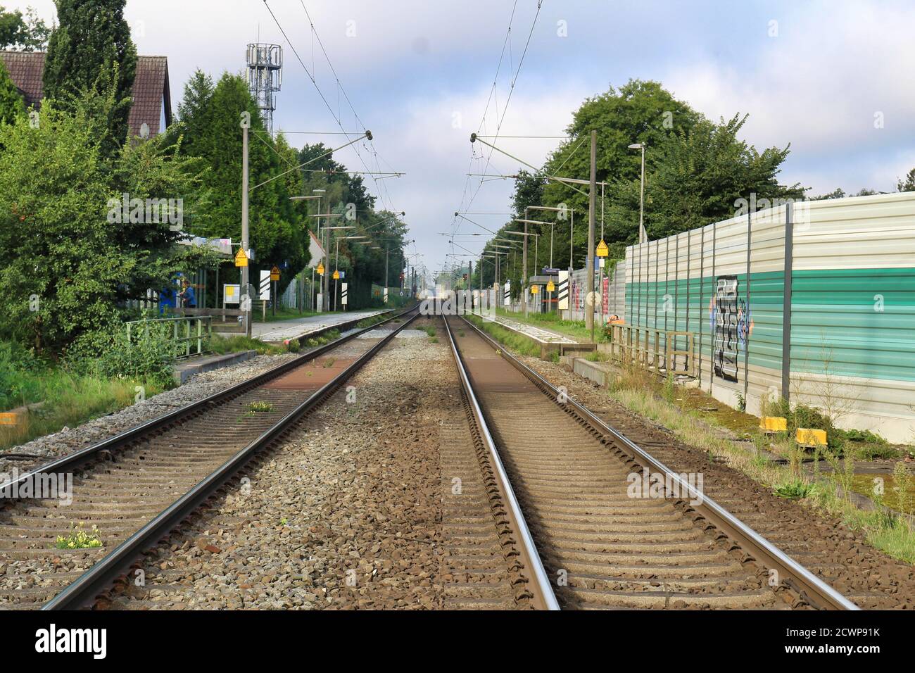 Small train station hi-res stock photography and images - Alamy