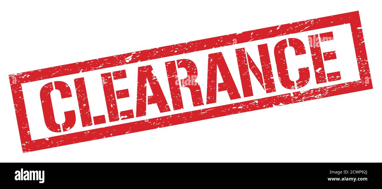 Clearance stamp hi-res stock photography and images - Alamy