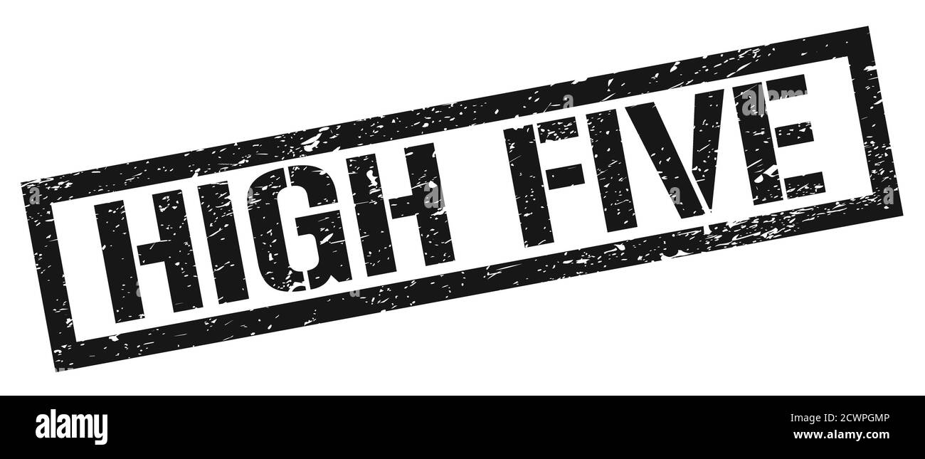 High five word hi-res stock photography and images - Alamy