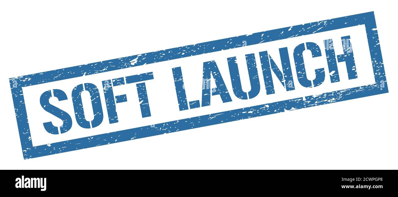 Soft launch text hi-res stock photography and images - Alamy
