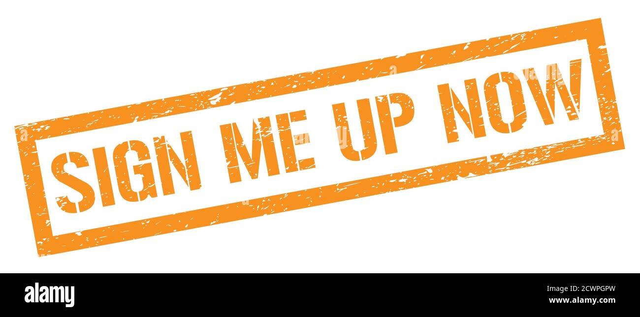 Sign up now rubber Cut Out Stock Images & Pictures - Alamy