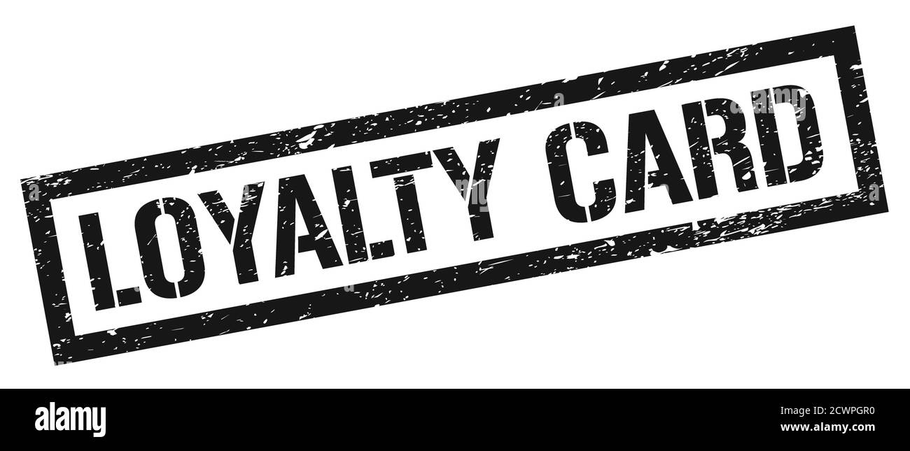 Loyalty card stamp Black and White Stock Photos & Images - Alamy