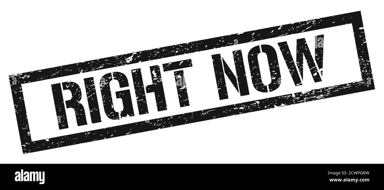 Right now word hi-res stock photography and images - Alamy