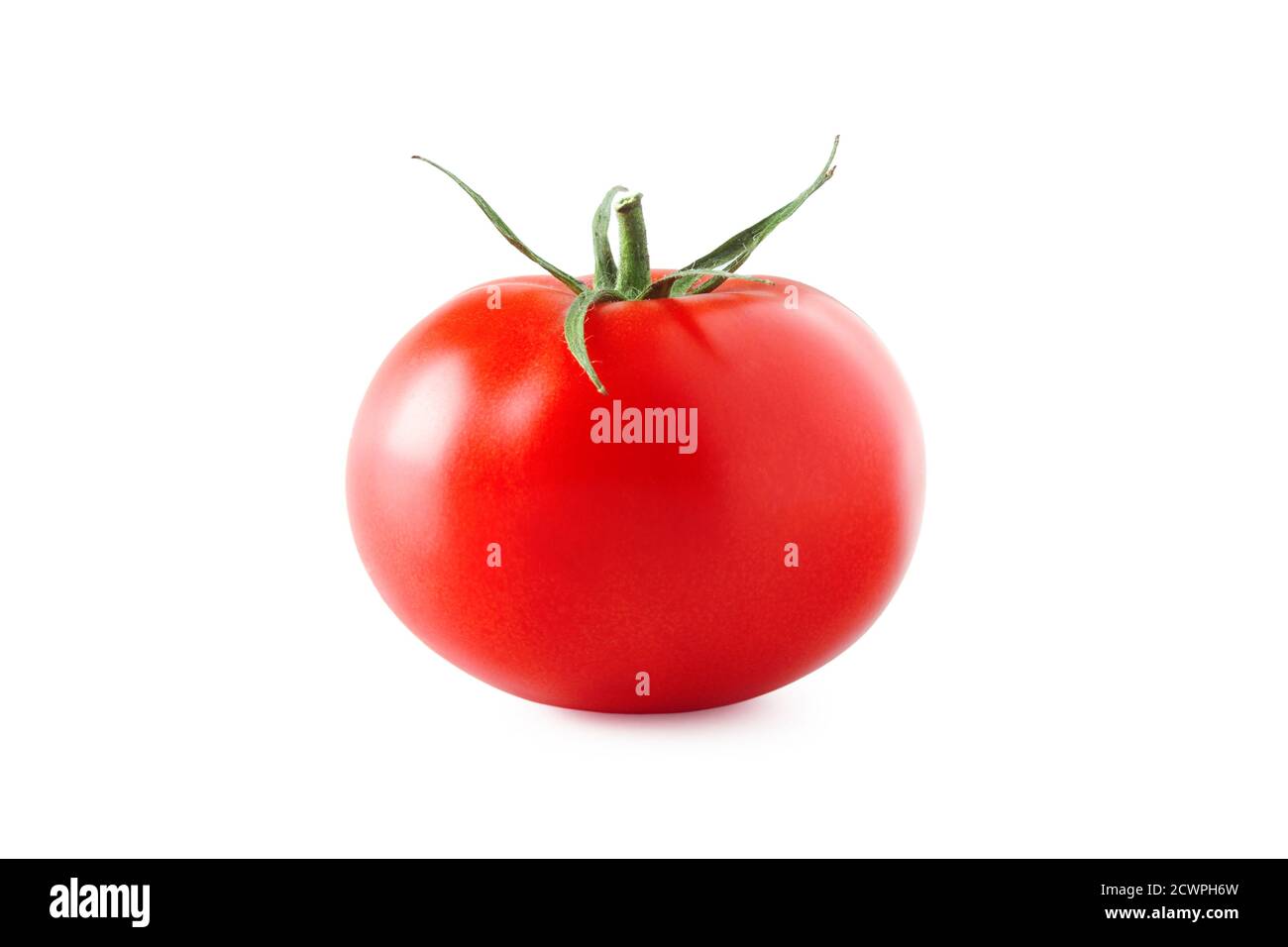 Red ripe tomato close up isolated on white background Stock Photo - Alamy