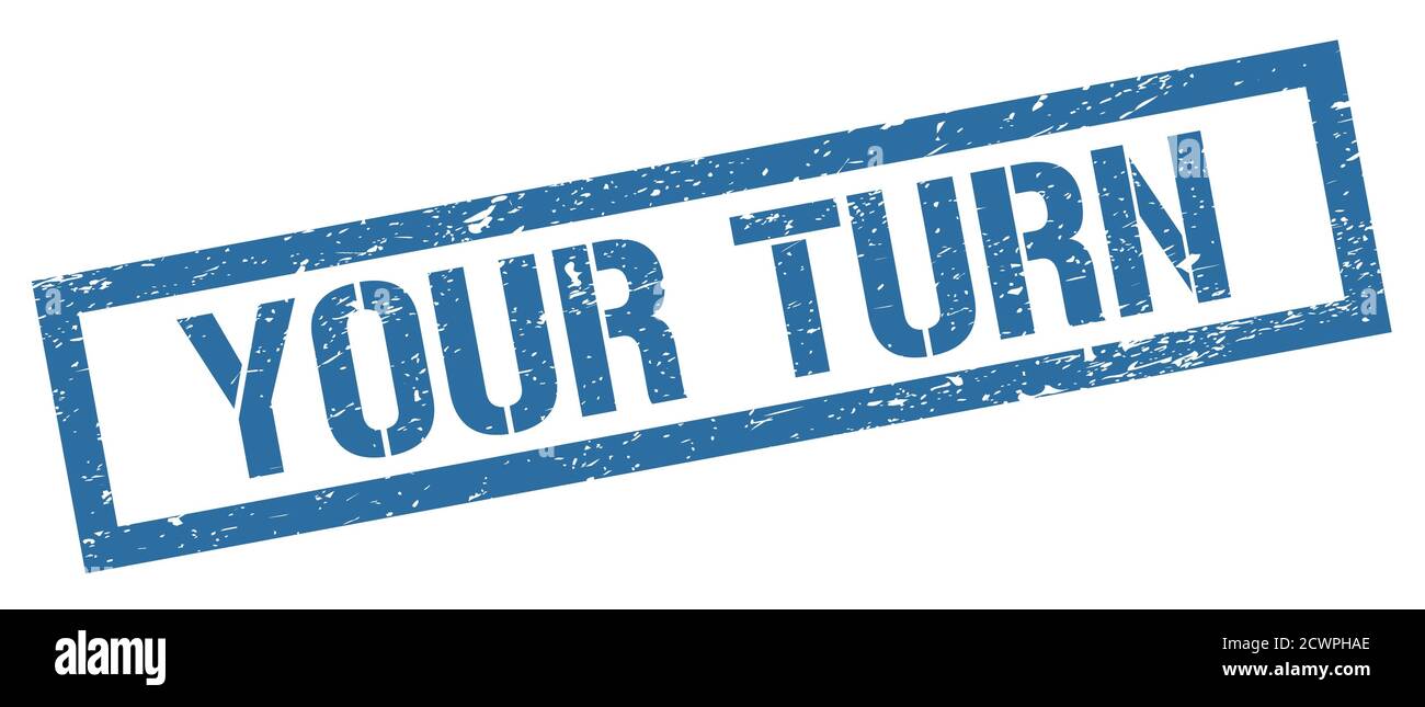 Its your turn word Cut Out Stock Images & Pictures - Alamy