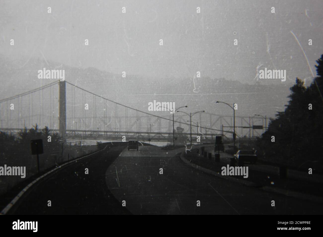 Fine 1970s vintage black and white photography of an old photo of the ...