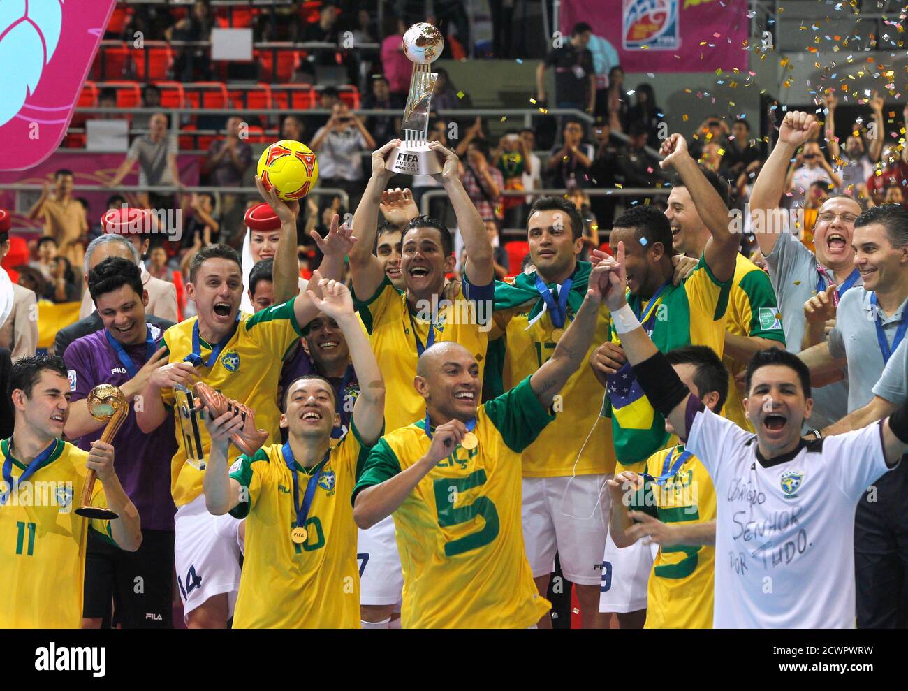 Futsal world cup trophy hi-res stock photography and images - Alamy