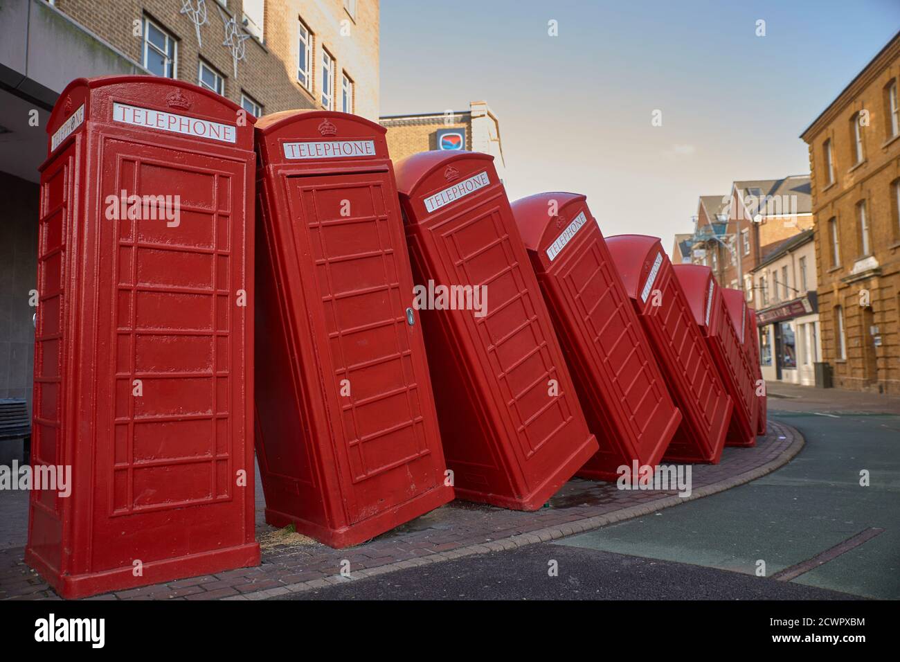 photography of phone booths in london Stock Photo - Alamy