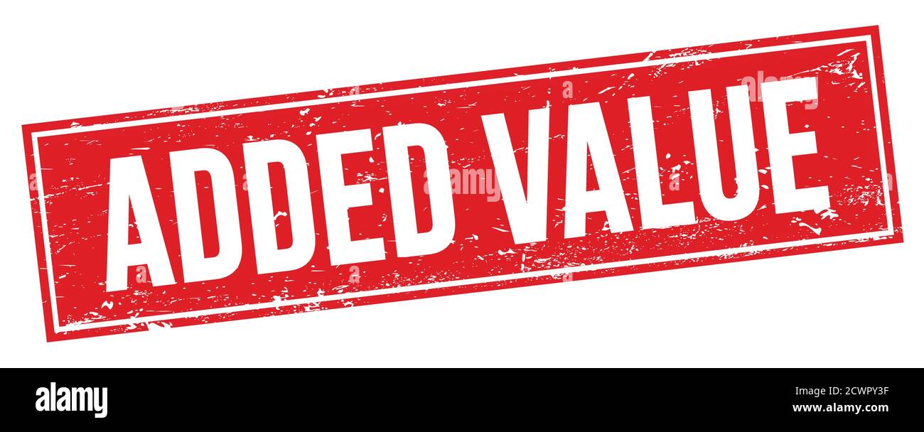 Added Value Stamp High Resolution Stock Photography and Images - Alamy