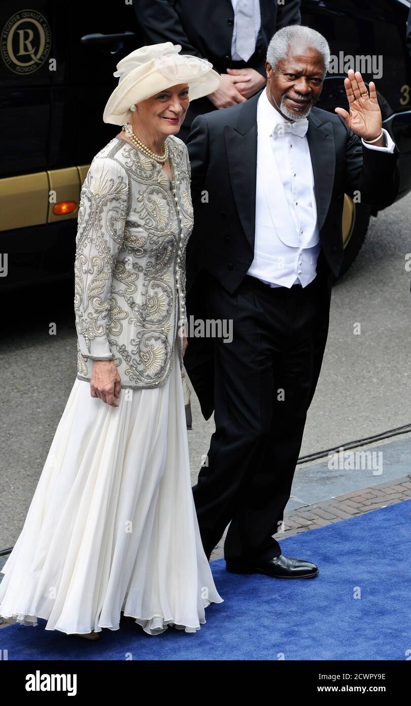 His wife nane annan hi-res stock photography and images - Alamy