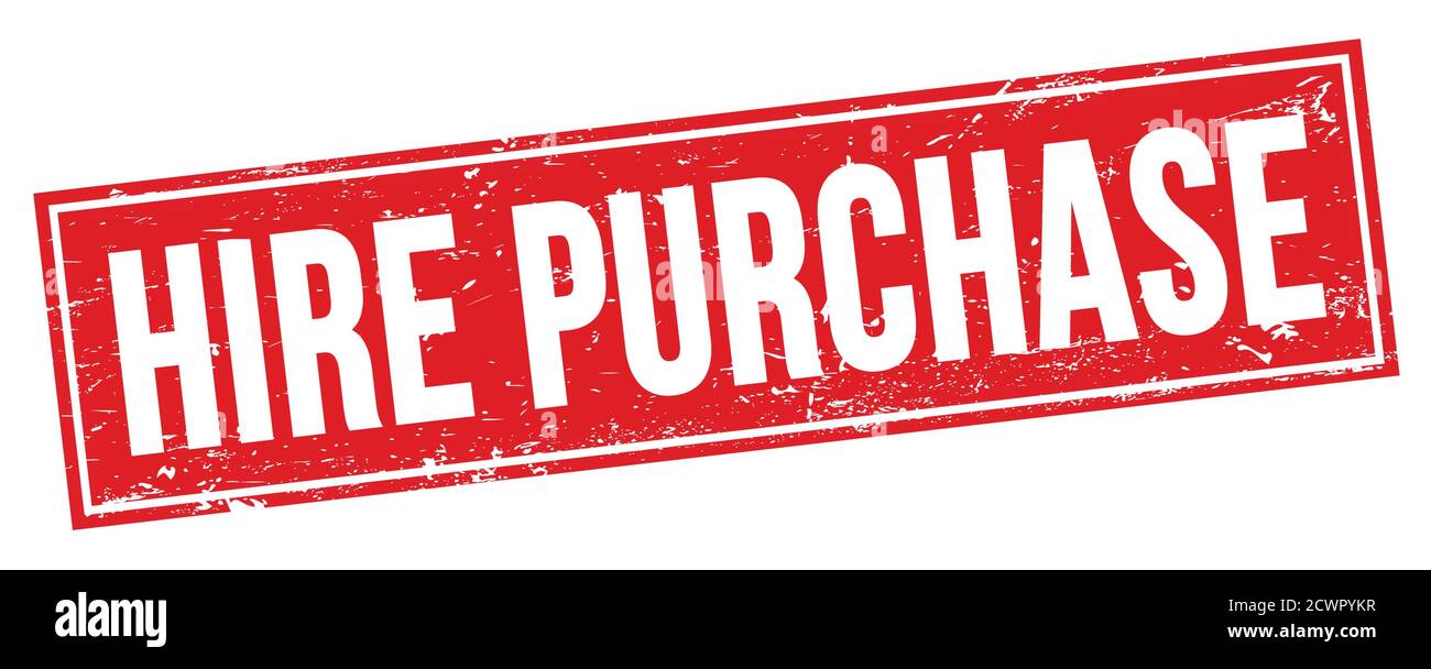 Hire purchase text hi-res stock photography and images - Alamy