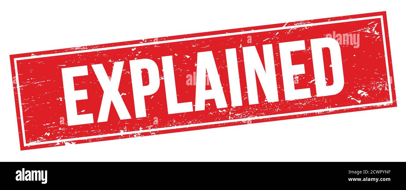 Explained stamp hi-res stock photography and images - Alamy