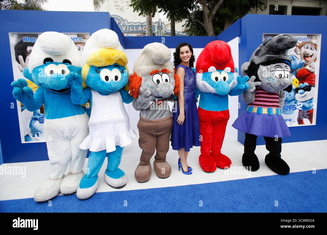 The smurfs characters hi-res stock photography and images - Alamy