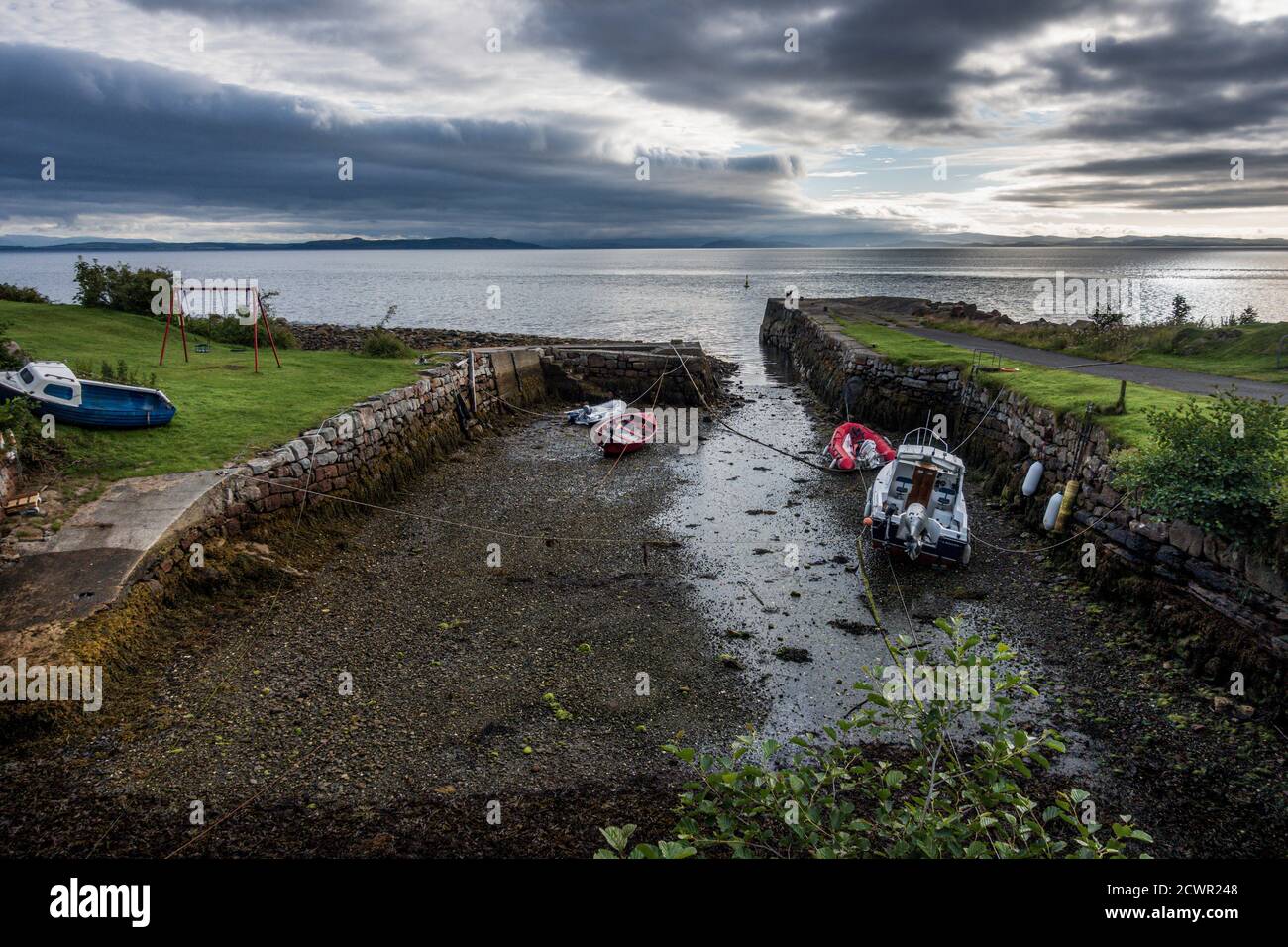 Corrie Port is a small harbour in the pretty seaside village of Corrie ...