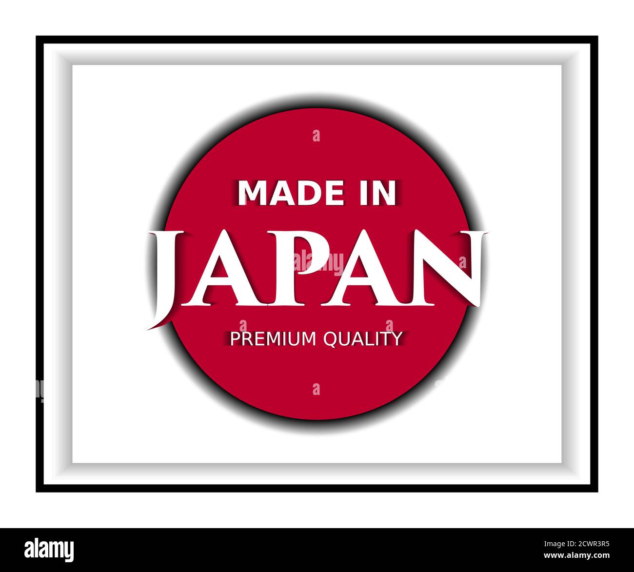 Vector illustration, Made in Japan, Premium Quality. Perfect for any ...