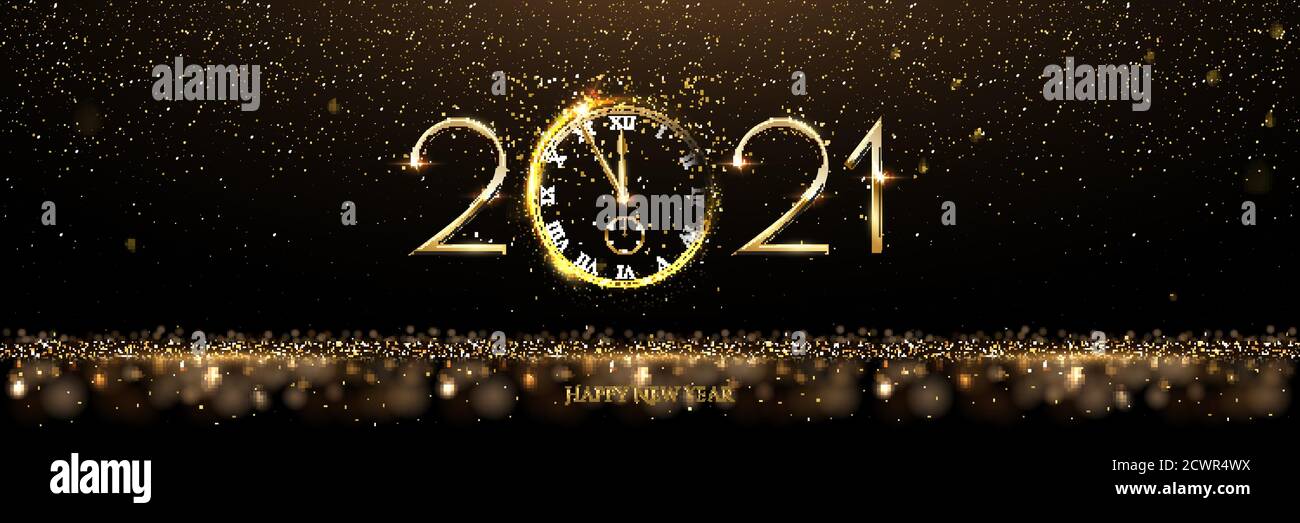2021 number text golden Stock Vector Images - Alamy