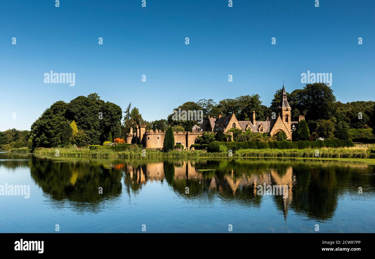 The fort, Newstead Abbey, Nottinghamshire ,England , UK Stock Photo - Alamy