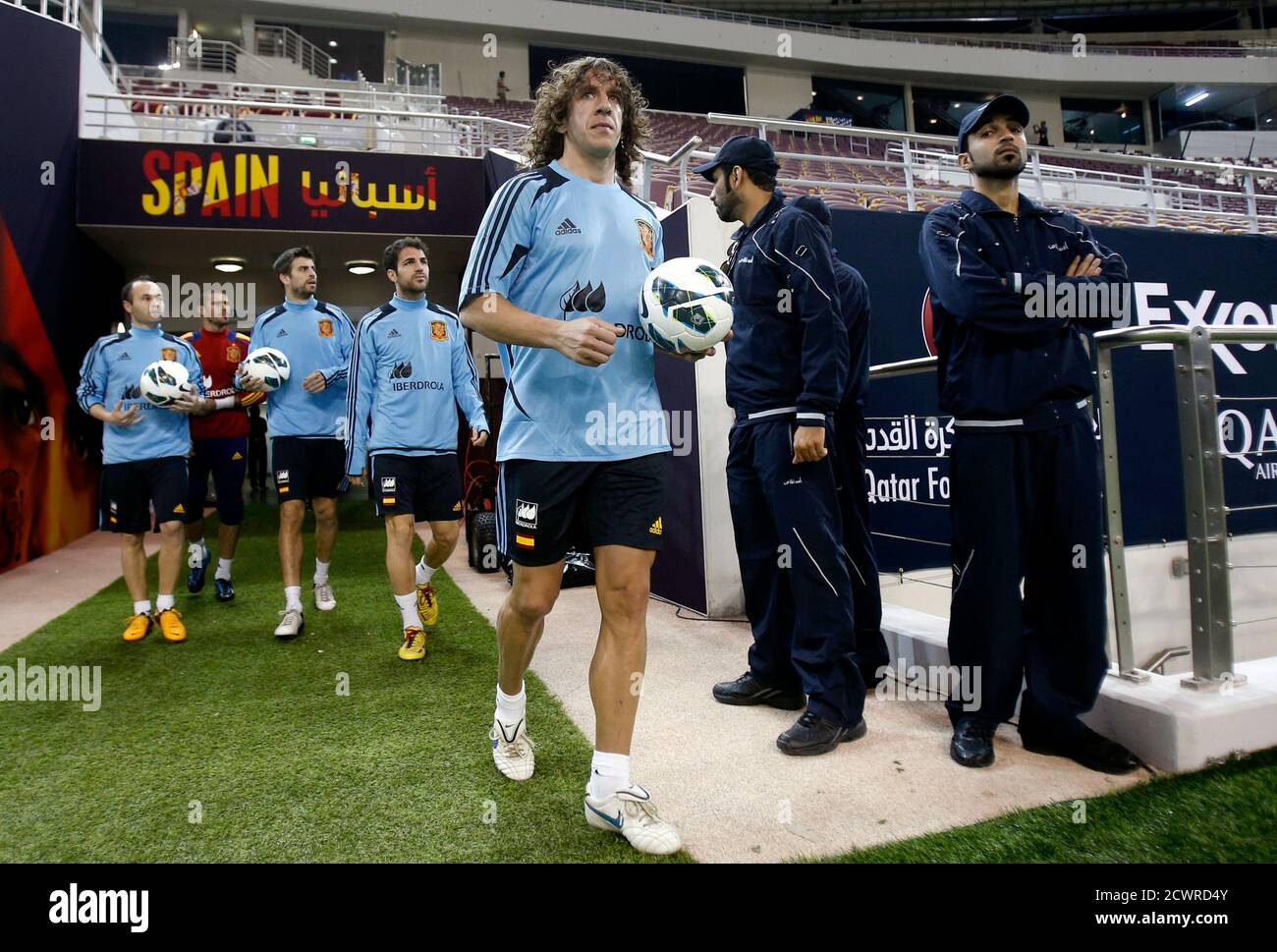 Carles puyol and andres iniesta hi-res stock photography and images - Alamy