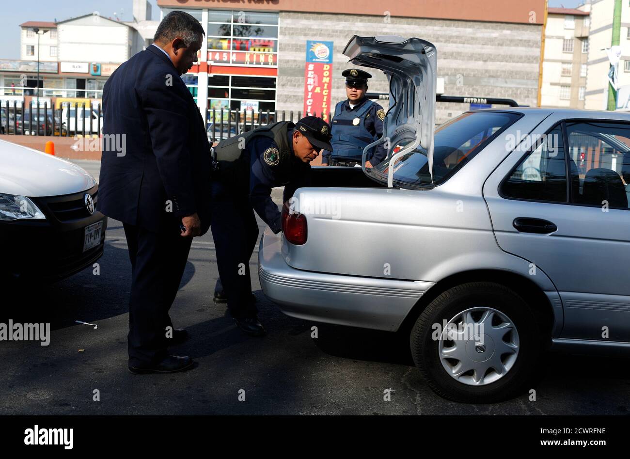Heavily armed police officer in hi-res stock photography and images - Alamy