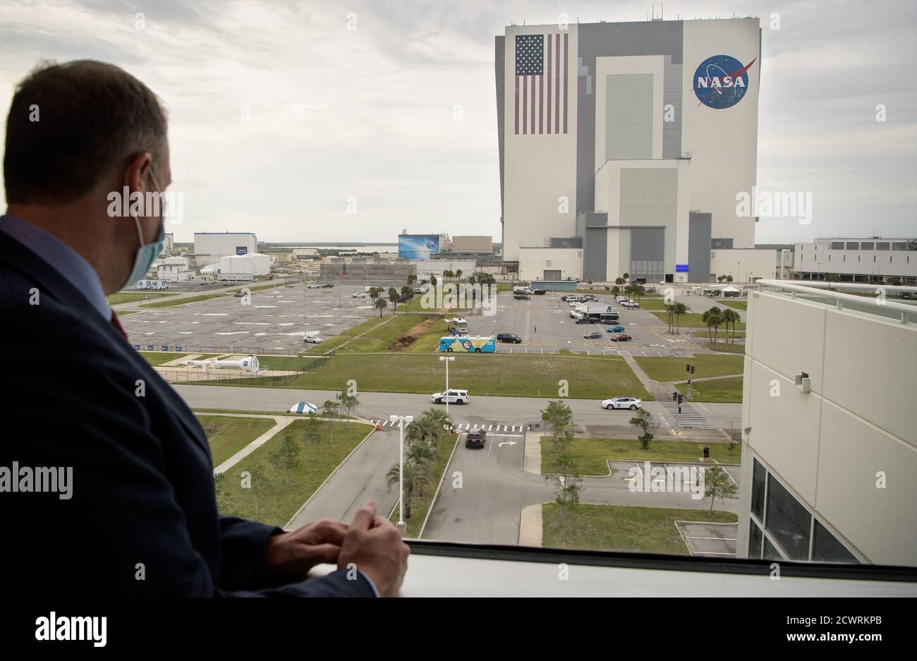SpaceX Demo-2 Crew Walkout NASA Administrator Jim Bridenstine watches ...