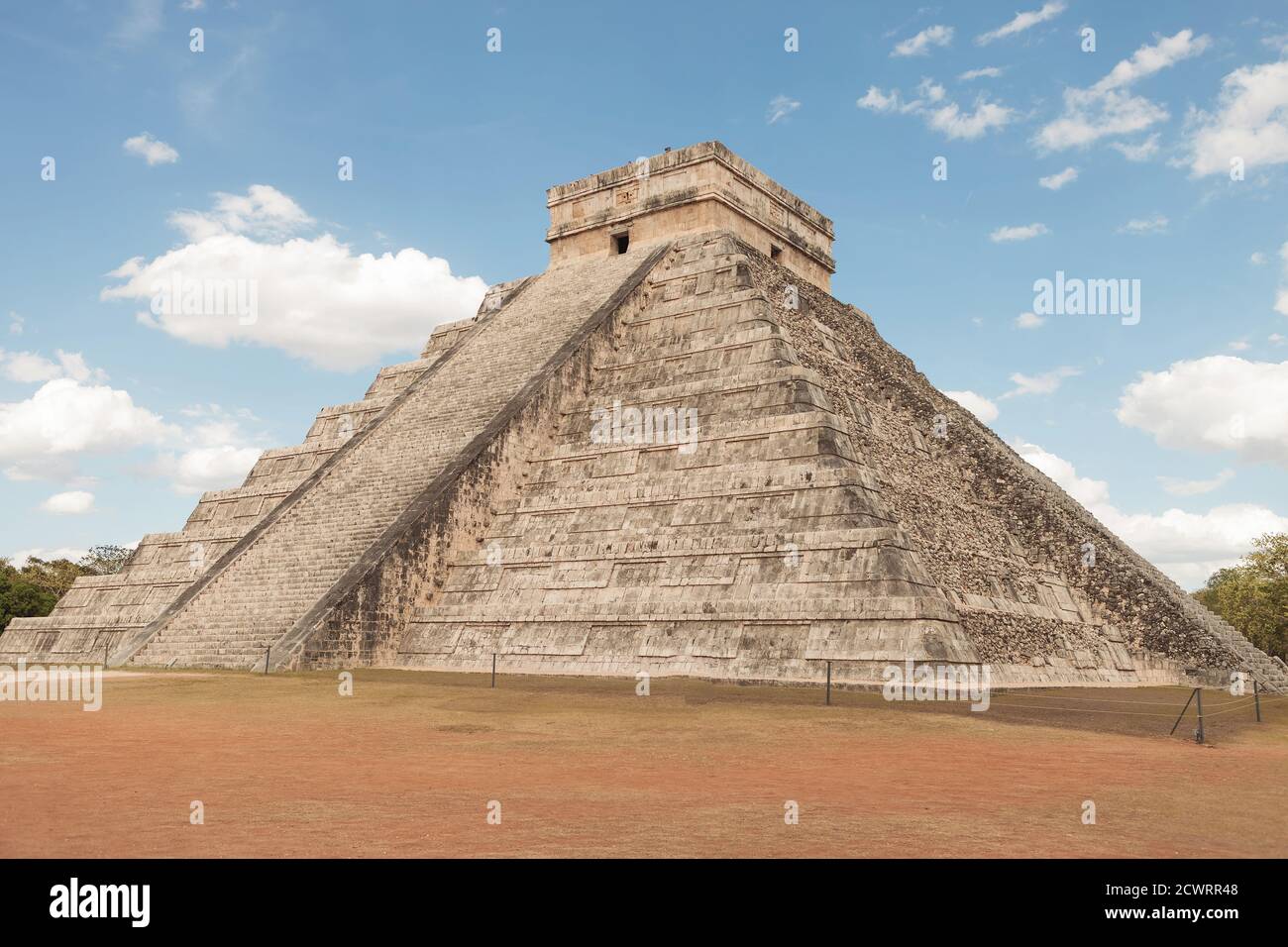 Ancient pyramid in Tulum Mexico Stock Photo - Alamy