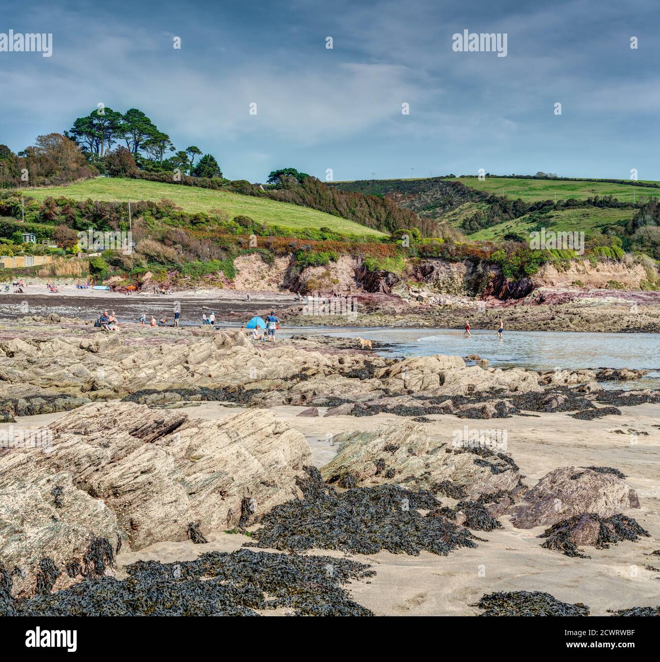 Talland bay cafe hi-res stock photography and images - Alamy