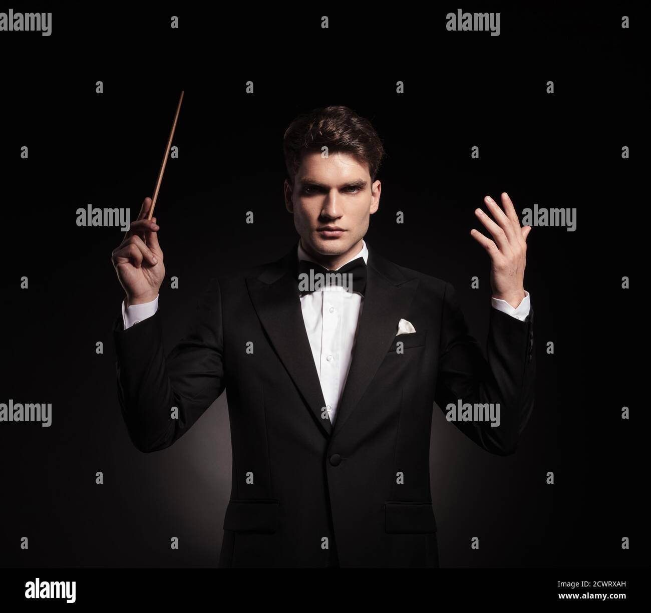 Conducting orchestra hands hi-res stock photography and images - Alamy