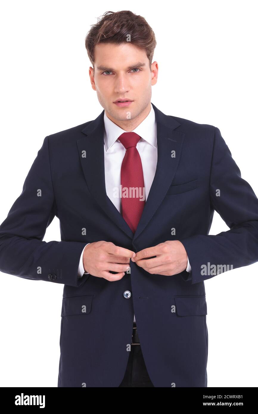 Closing the jacket hi-res stock photography and images - Alamy