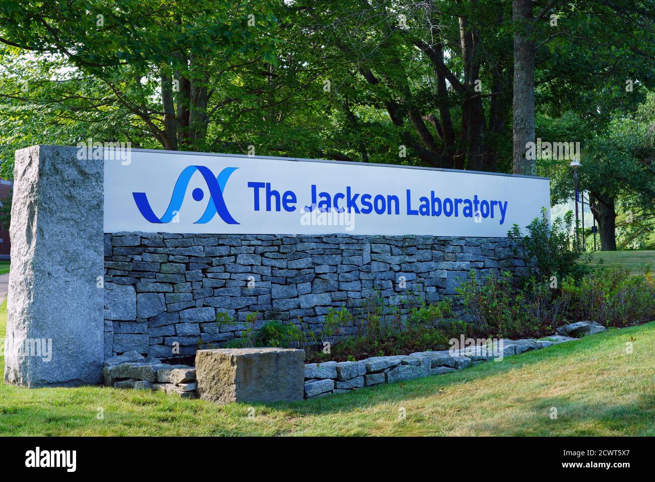 BAR HARBOR, ME -9 AUG 2020- View of the Jackson Laboratory (JAX), a biomedical research ...