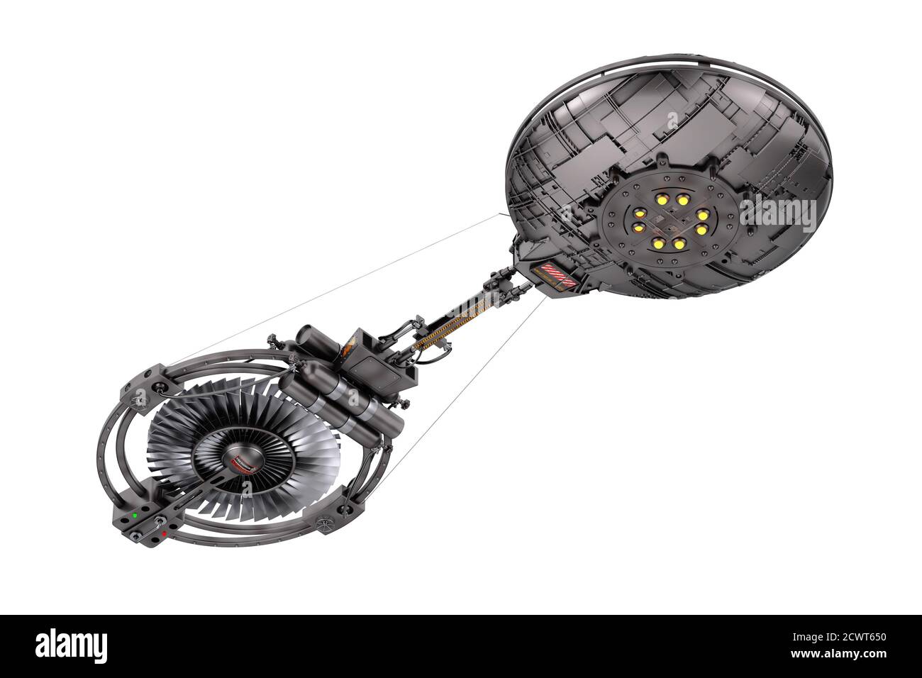 Futuristic Battle Cruiser