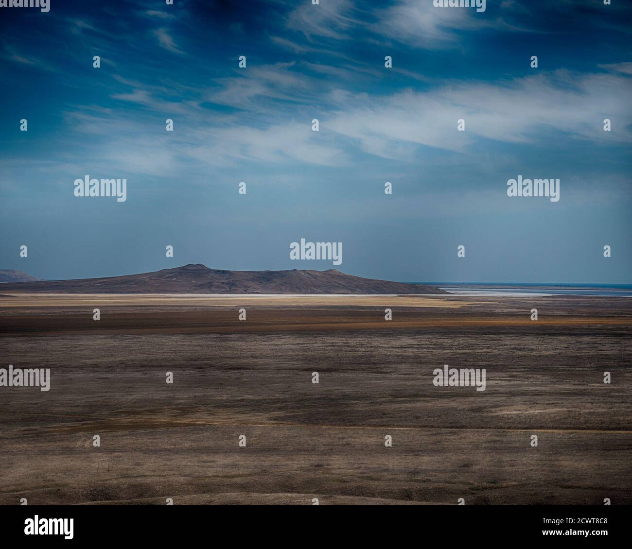 Summer landscape of the steppe Crimea. Kerch Peninsula Stock Photo - Alamy