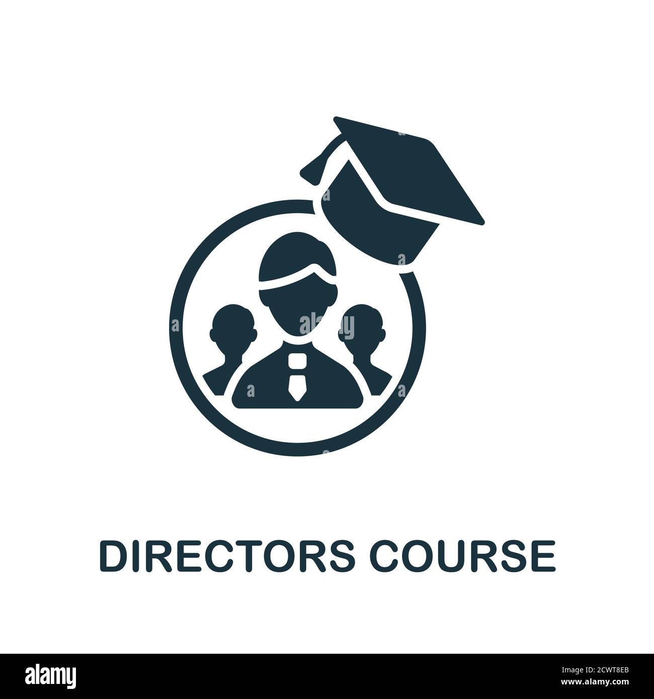 Directors Course icon. Simple element from online course collection ...
