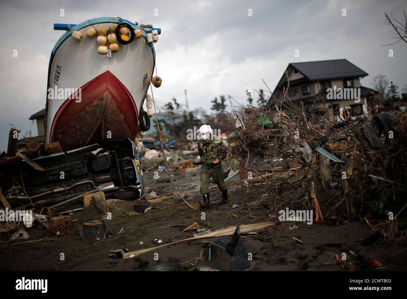 Disaster stricken area hi-res stock photography and images - Alamy
