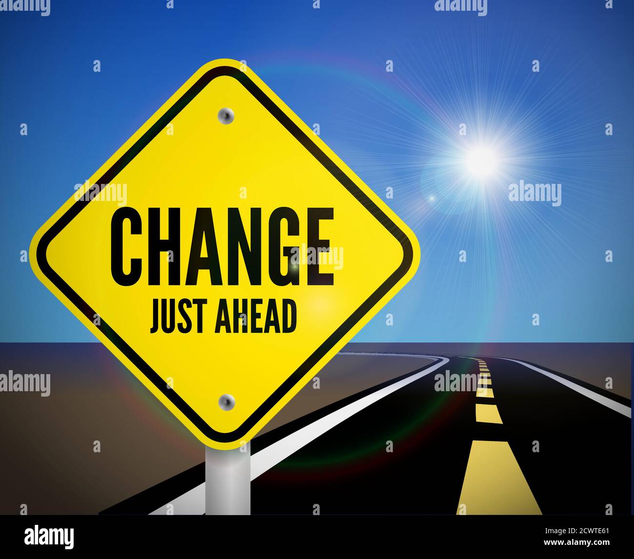 Change career signpost Stock Vector Images - Alamy