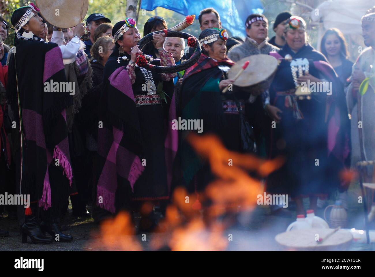 Chile celebrating new hi-res stock photography and images - Alamy