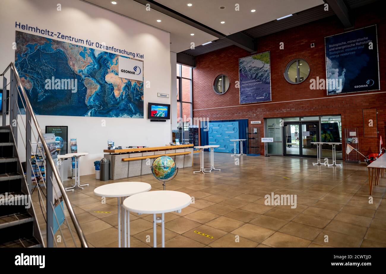 30 September 2020, Schleswig-Holstein, Kiel: The main hall of the ...