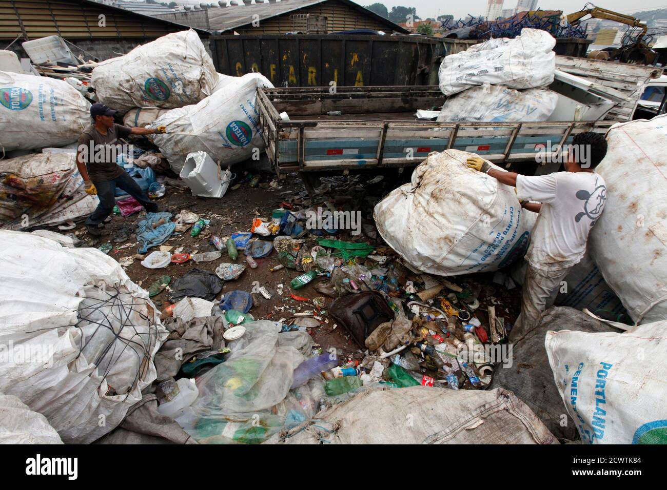 Industrial plastic sacks hi-res stock photography and images - Alamy