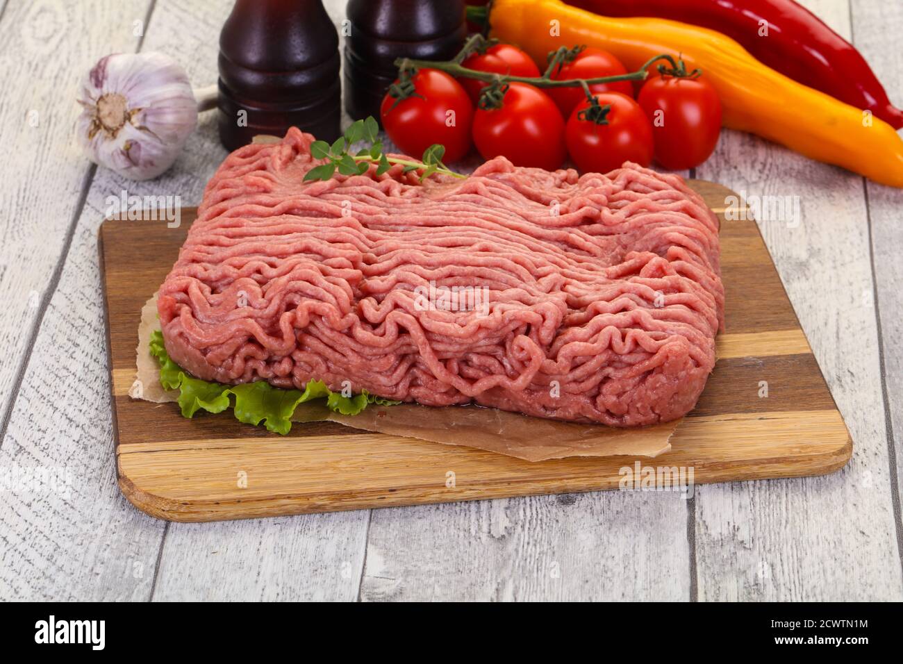 Raw turkey minced meat for cooking Stock Photo - Alamy