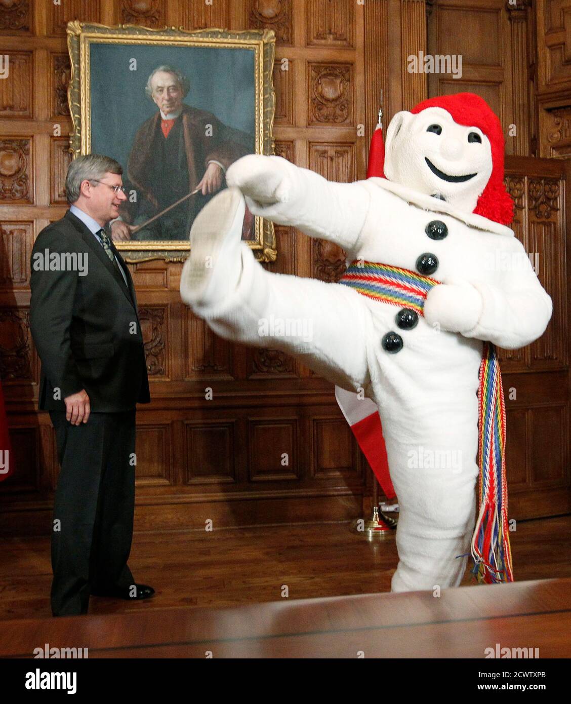 Bonhomme Quebec Winter Carnival Mascot High Resolution Stock ...