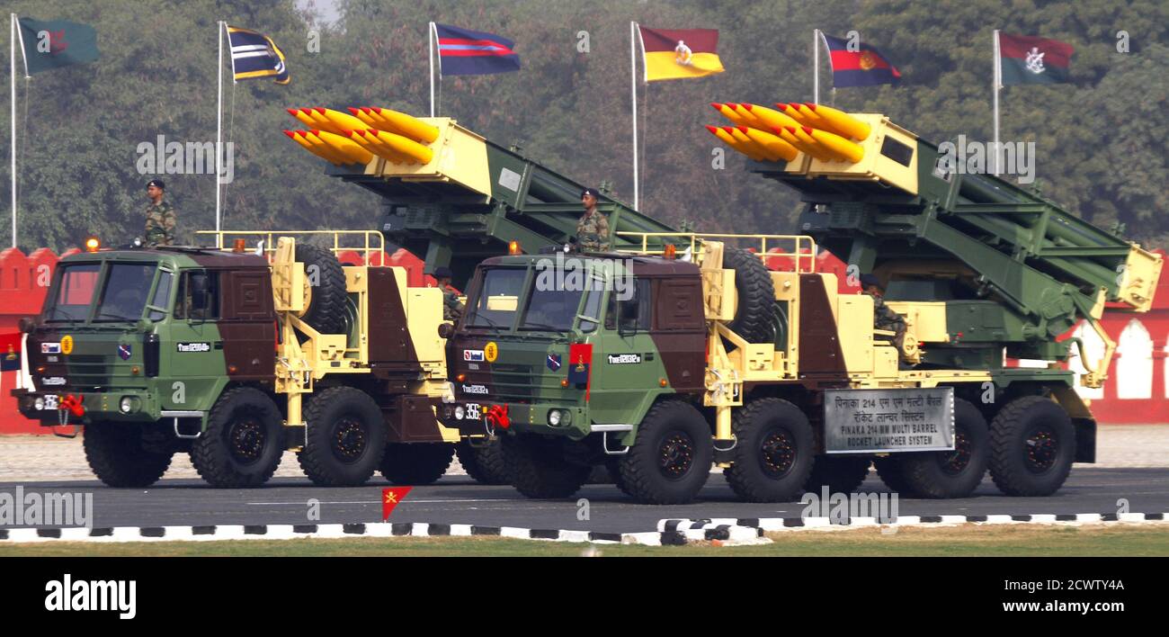 Pinaka rocket launcher hi-res stock photography and images - Alamy