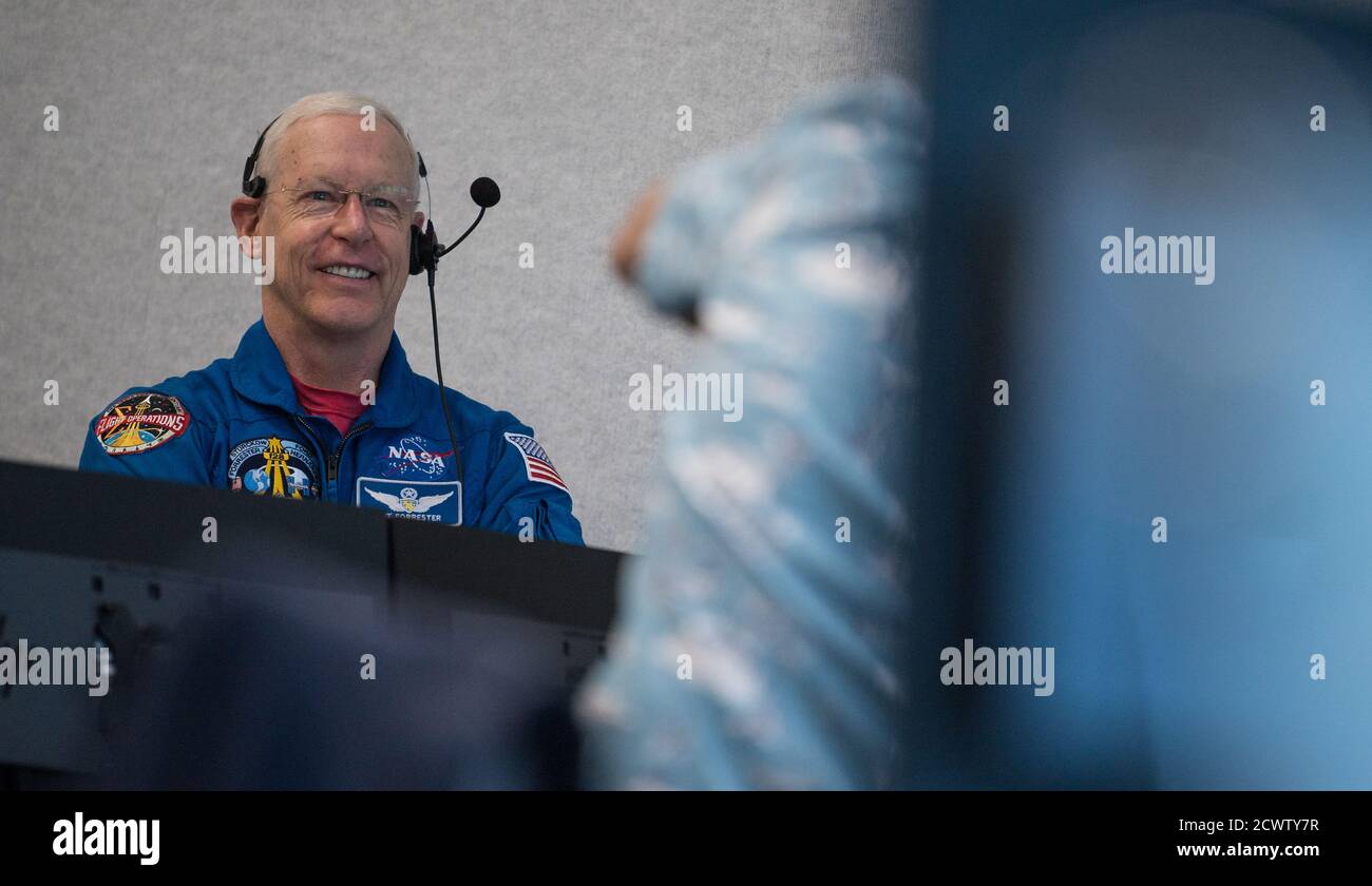 On May 23, 2020, NASA's Pat Forrester was seen in Firing Room Four at ...