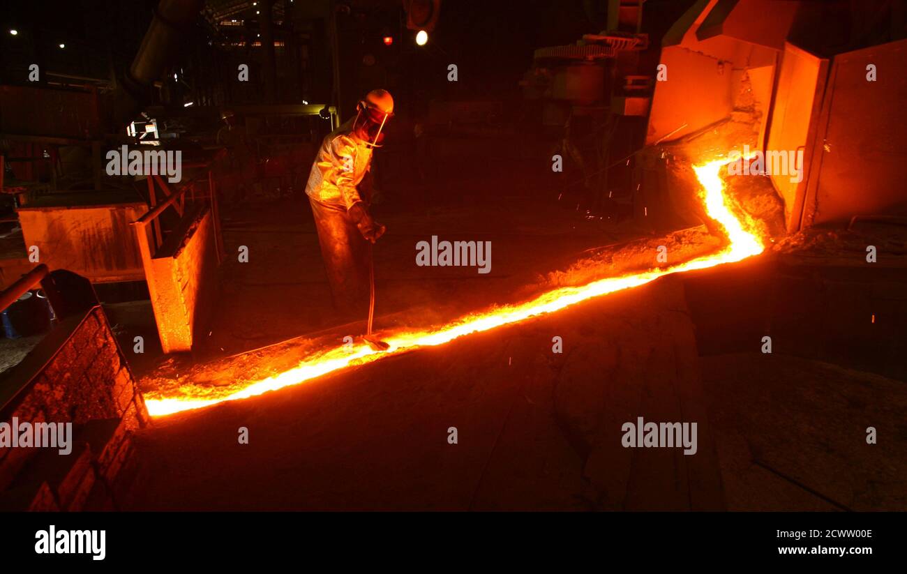 Ferronickel smelter indonesia hi-res stock photography and images - Alamy