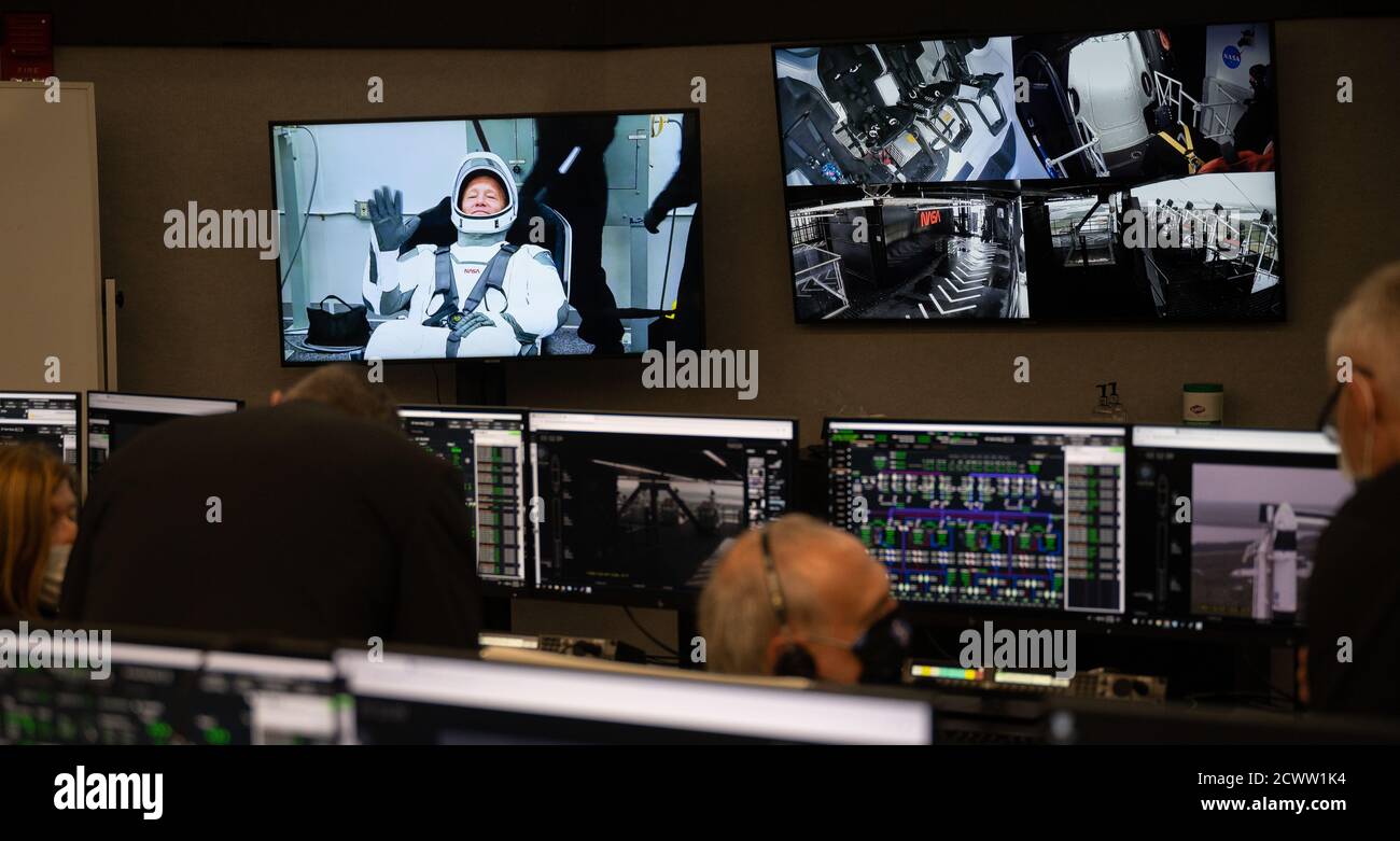 SpaceX Demo-2 Launch Attempt NASA astronaut Douglas Hurley is seen ...