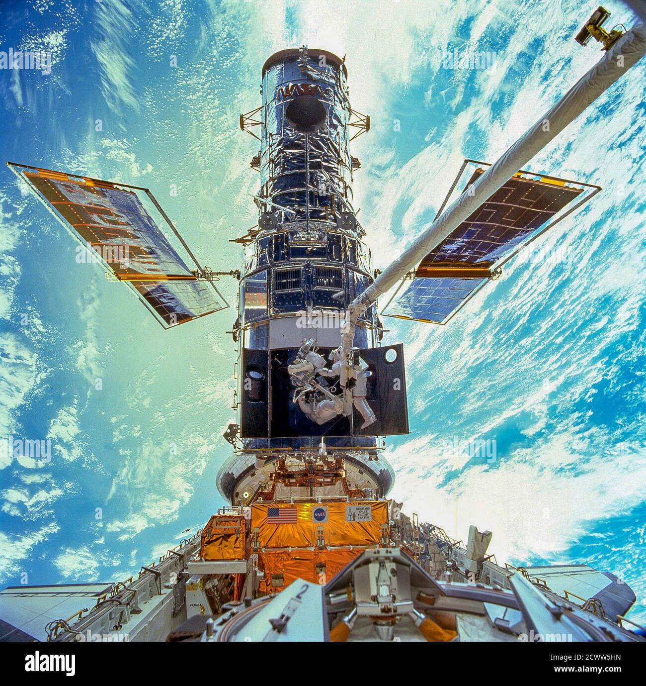 In celebration of the 25th anniversary of NASA's first space servicing ...