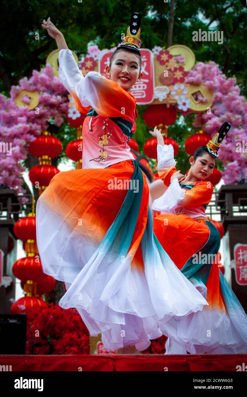 Traditional Chinese New Year celebration Stock Photo - Alamy