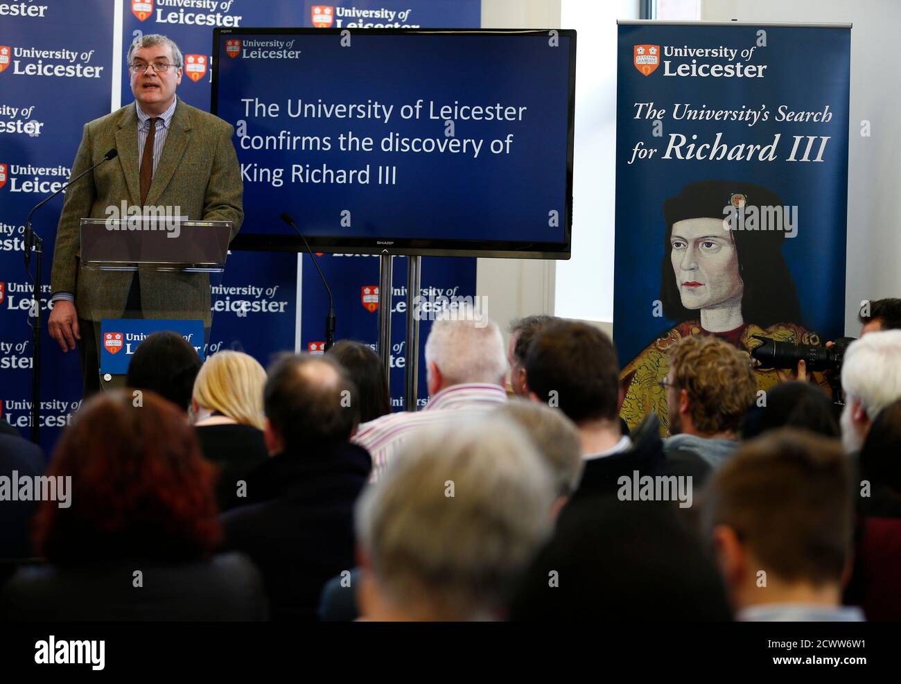 Skeleton king richard iii hi-res stock photography and images - Alamy