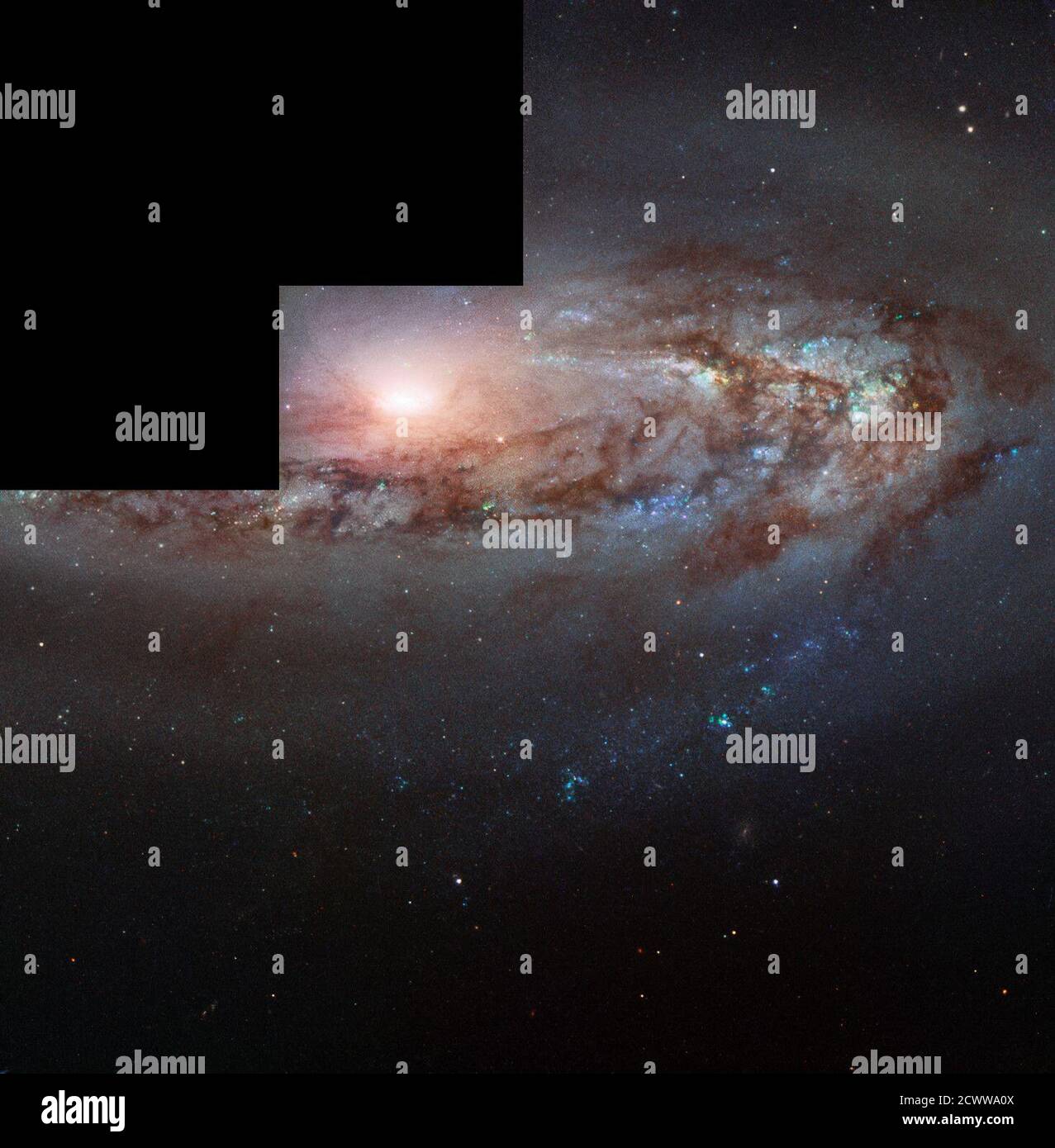 This Hubble image, captured by the Wide Field and Planetary Camera 2 ...