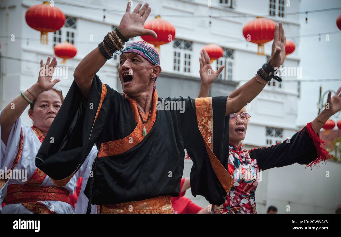 Traditional Chinese New Year celebration Stock Photo - Alamy
